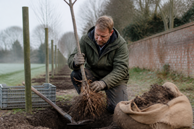 How to plant bare-root and root-balled standard trees properly this ...