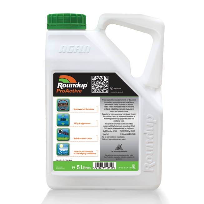 Roundup ProActive 360 (5L) - Phoenix Amenity Supplies